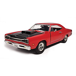 Motormax 1969 Dodge Coronet Super Bee Red 1/24 Diecast Model Car