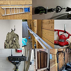 Heavy Duty Steel Hooks ,Garage Storage Utility Hooks Garden Tool Organizer, Wall Mount Hooks, Small U Hooks(2 Pack)