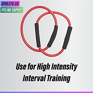 Barre Double Tube - Red Resistance Band - ATHLETX.CO