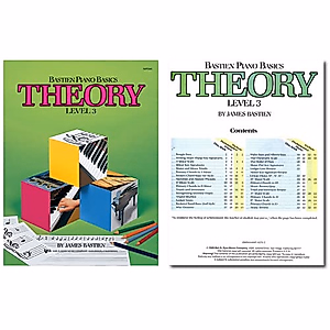 Bastien Piano Basics Level 3 Learning Set By Bastien - Lesson, Theory, Performance, Technique & Artistry Books & Juliet Music Piano Keys 88/61/54/49 Full Set Removable Sticker 3