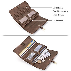 CLUCI Women Backpack Bundle with Women Wallet