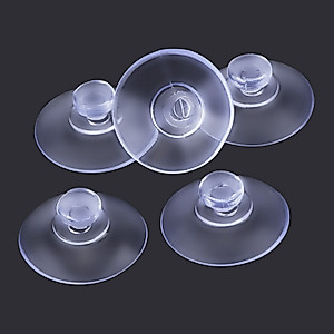 Outus Small Clear Plastic Suction Cup Without Hooks -20 mm -20 Packs
