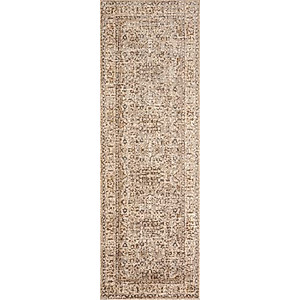 Loloi Angela Rose Blake Collection BLA-06 Oatmeal/Spice 7'-10" x 10'-2", .25" Pile Height, Fringe, Area Rug