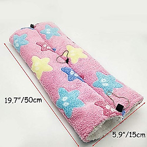 Oncpcare Hanging Tunnel for Small Animals, Hanging Hamster Toys, Sugar Glider Hammock Cage Accessories Bedding for Chinchilla Ferret Squirrel Guinea Pig Rat Playing Sleeping