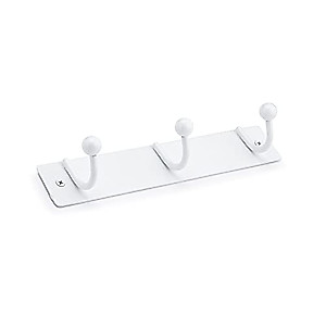 Richelieu Hardware 70548BAG Utility Hook Rack 9-1/16 in (230 mm), White