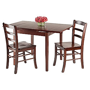 Winsome Pulman Dining, 48.03" W x 29.92" D x 29.29" H, Walnut