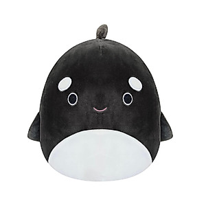 Squishmallows Original 14-Inch Large Kai The Orca Whale - Official Jazwares Plush - Collectible Soft Squishy Stuffed Animal Toy - Add to Your Squad - Gift for Kids, Girls & Boys