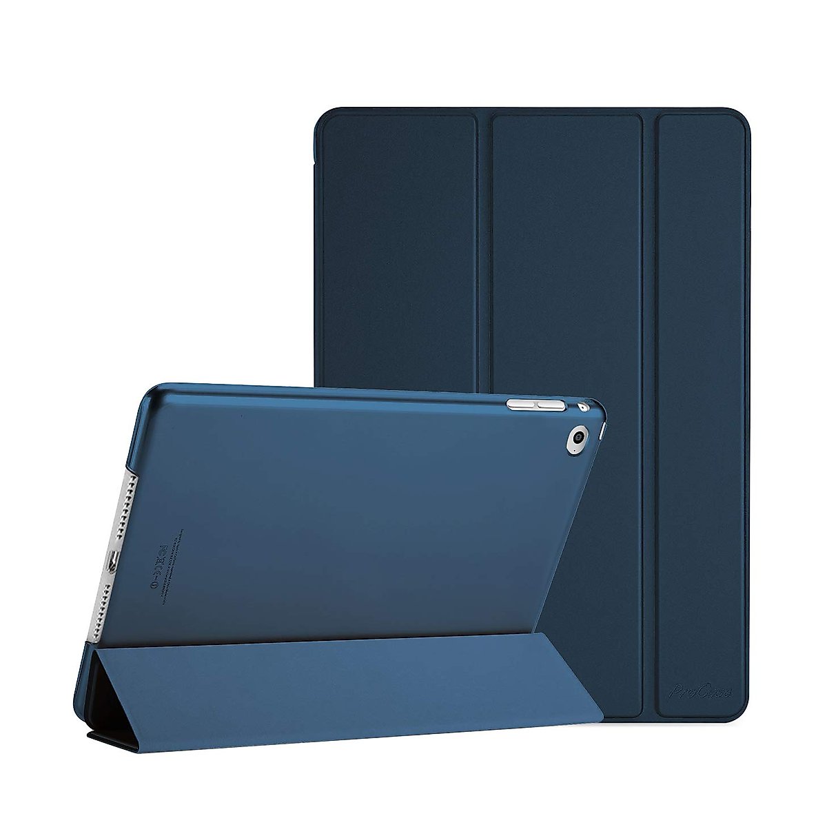 ProCase Smart Case for iPad Air 2 2014, Ultra Slim Lightweight Stand Protective Case Shell with Translucent Frosted Back Cover for iPad Air 2nd (A1566 A1567) -Navy