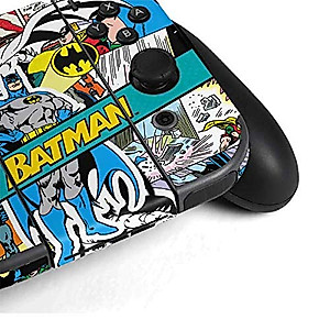 Skinit Decal Gaming Skin compatible with Nintendo Switch Bundle - Officially Licensed Warner Bros Batman Comic Book Design