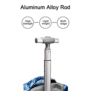 WEISHENGDA 18 inches Wheeled Rolling Backpack for Boys and Girls School Student Books Laptop Travel Trolley Bag, Blue