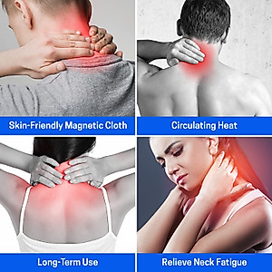 Heated Neck Wrap, Neck Support for Pain Relief, Neck Heating Pad for Neck Pain and Pressure Relief, Portable Household Warm Neck Brace