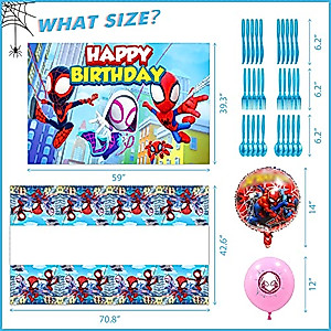 Birthday Decorations, Party Supplies Include Banners, Backdrop, Tablecover, Cake Decoration, 20 Latex Balloons, 2 Foil Balloons, Tablewares, Napkins, 28 Cupcake Toppers, 6 Hanging Swirls