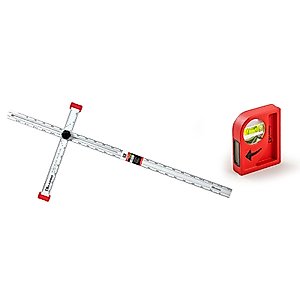 Kapro 317 T-Square + 846 Cyclops Pocket Level Bundle