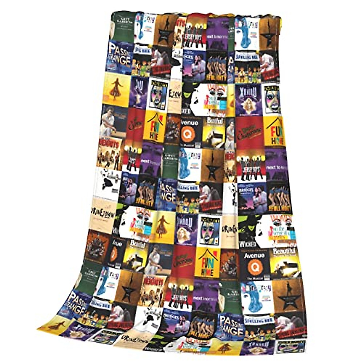 Must Sees Show Collage Throw Blanket Cozy Blanket for Living Room Bedroom Sofa Camping Travel Soft Warm Portable
