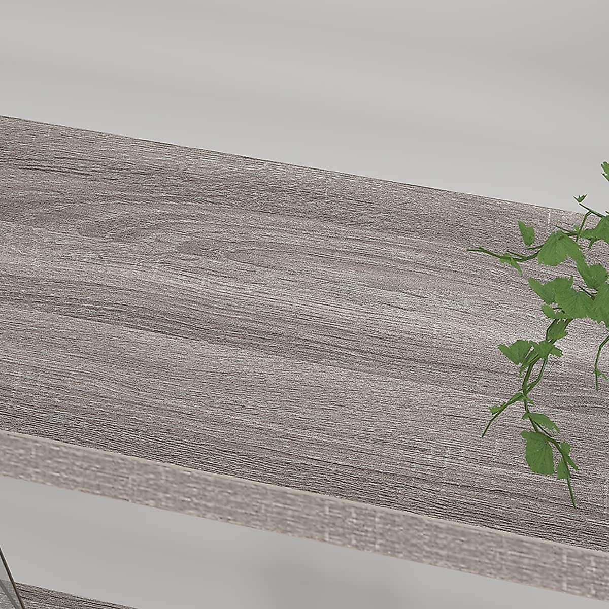 LVB Industrial 6 Tier Bookshelf, Large Tall Open Rustic Vintage Etagere Bookcase, Gray Big Wide Modern Farmhouse Wood and Metal Book Shelf for Home Bedroom Living Room Office Storage, Light Grey Oak