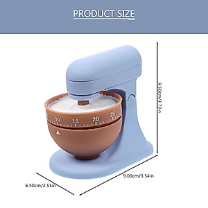UPKOCH Kitchen Timer Hand Mixer Timer Cooking Timer Reminder Mechanical Countdown Clock Time Management Manual Egg and Baking Timer for Kitchen Home Desktop Decor