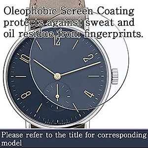 Puccy 3 Pack Tempered Glass Screen Protector, compatible with TAG Heuer Connected SBR8010.BC6636 / SBR8081.BT6299 Protectors Guard