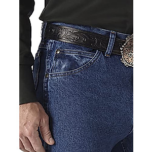 Wrangler Men's Premium Performance Cowboy Cut Slim Fit Jean, Dark Stone, 32W x 34L