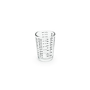 Fox Run Brands 4-Ounce Mini Measuring Glass, Regular, Clear