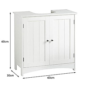 SDGH Two-Door Bathroom Vanity Cabinet Wash Basin Cabinet Multifunctional Storage Shelf Basket Kitchen Bathroom Accessories