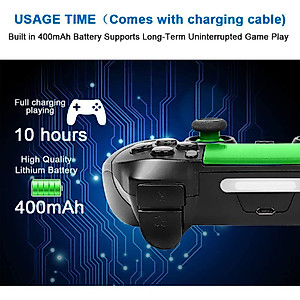 Mobile Game Controller,BestOff Wireless Controller Gamepad Compatible with iOS Android iPhone iPad Samsung Galaxy (does not support above ios 13.4)