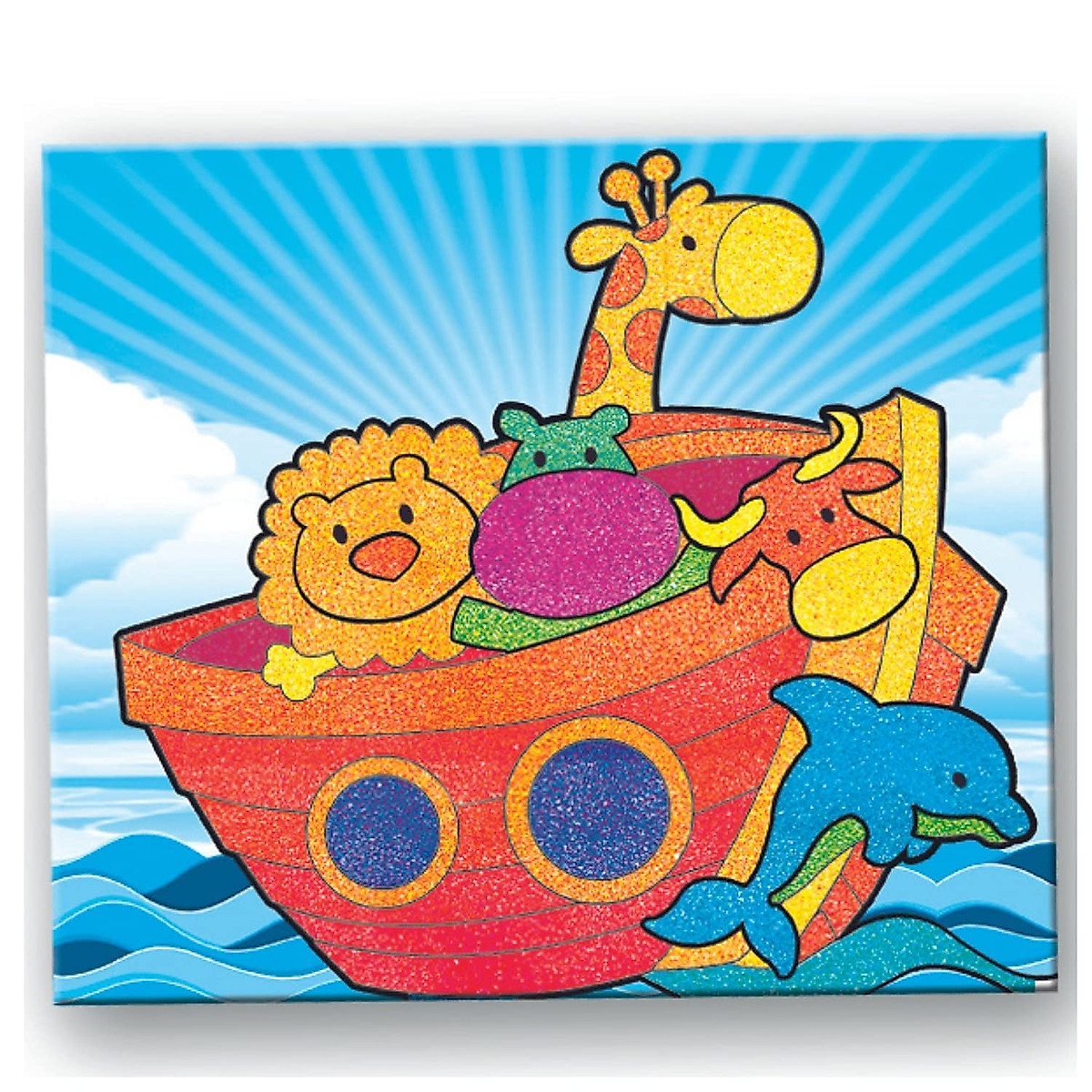 Toykraft Sand Art Kit for Kids, Toddler Arts and Crafts Activity Kits Age 3-5 - Ships