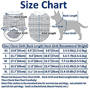 MESHEEN Elegant Premium Dog Shirt for Puppy and Cat Made of Soft Breathable Stretch Customized Fabric, Dog Clothes Use Mid Collar Short Sleeve Design Make Your Pet More Cute and Fashion