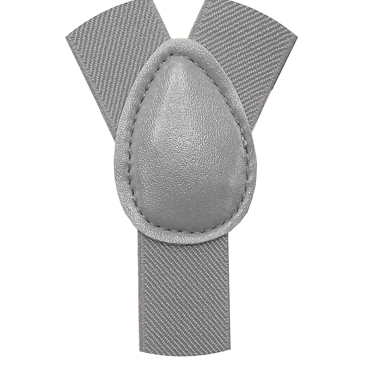 Consumable Depot Solid Color Suspenders Y-Back | Adjustable and Elastic | (Lighit Grey)