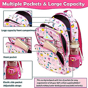 BLUEFAIRY Llama Toddler Backpack Kindergarten Preschool Backpack Cute Bag for Kids Fruits Cactus Bookbags Lightweight Carry Bag for Girls Animals Alpaca Gifts 2-4 3-5