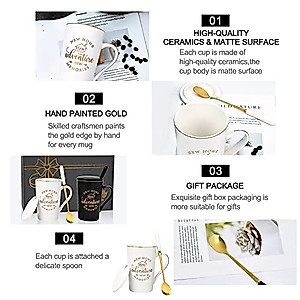 House Warming Presents for New Home, New Home Gifts for Home, New Home New Adventure Coffee Mug Set, Housewarming Gifts for Women Guys Couple, First Home Gifts, New Home Gift Ideas, Couple Gifts 14 Oz