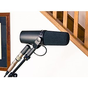 LEFXMOPHY SM7B Windscreen Mic Foam Replacement for Shure SM7B SM7dB Vocal Microphone A7WS Pop Filter, Noise-Cancellation Windsock Cover