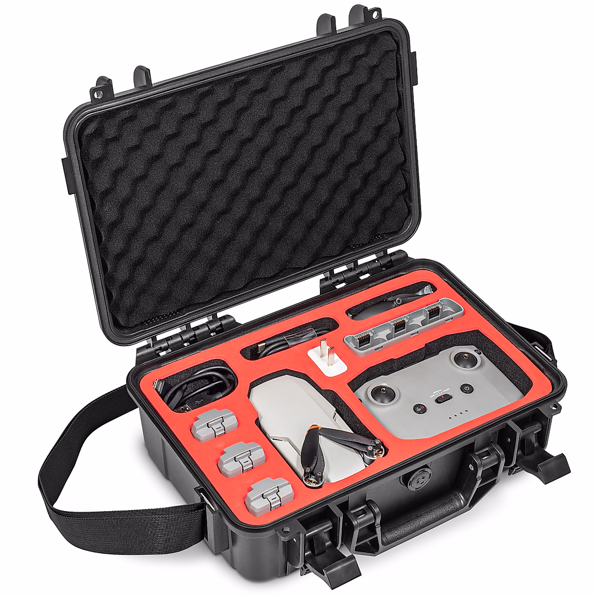 Tomat Mini 4K Case Waterproof Hard Carrying Case for DJI MINI 4K/Mini 2 /Mini 2 SE Fly More Combo Accessories