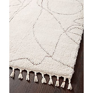 Justina Blakeney x Loloi Ronnie Collection RON-04 Ivory/Natural, Contemporary 2'-2" x 3'-9" Accent Rug