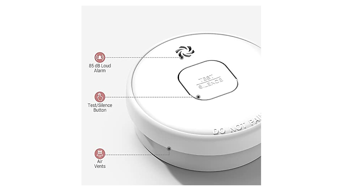 Putogesafe 10-Year Smoke Detector - Fire Safety Alarm