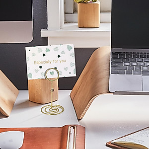 RONTEDA Table Number Holders 20Packs - 3.35 Inch Table Number Stands Place Card Holder for Wedding Party Graduation Reception Restaurant Home Photo Picture Office Memo (Gold, 3.35")