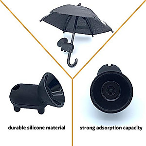 BEITESTAR Universal Phone Sunshade Holder - Upgrade Phone Umbrella for Outside Sun Shade - Creative Desktop Piggy Cell Phone Holder, Silicone Durable Mobile Phone Holder
