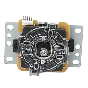 Joystick, Rocker & Ball & Spacer, Game DIY kit Replacement Parts, Pin Circuit Board with Ball for (61.82 x 84.49 x 102.16mm) (Red)