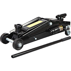 Torin T83006W Blackjack Hydraulic Trolley Service/Floor Jack (Fits: SUVs and Extended Height Trucks): 3 Ton (6,000 lb) Capacity, Black