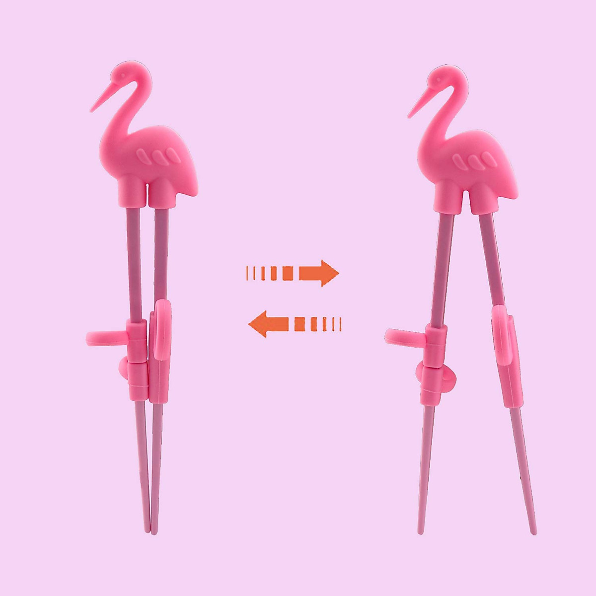 Plum Garden 4 pcs kid chopsticks, learning chopsticks helper for kids, training chopsticks with animals for beginners