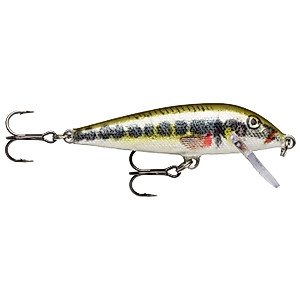 Rapala Countdown 1/8 Oz Fishing lure (Rainbow Trout, Size- 1.5), Fire Minnow