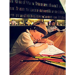 hearinghenry BLACK Standard Cochlear Implant Headband (Age 6mon- 6yrs)