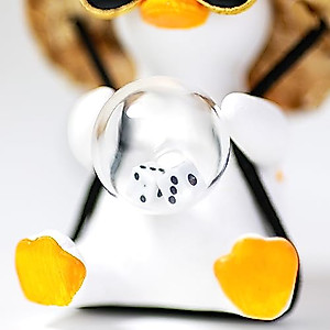 Rear View Mirror Hanging Accessories for Plaster Cool Swinging Duck Cute Car Rear View Mirror Hanging Ornament for Teens & Men Women (Duck-D)