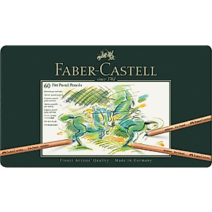 Faber-Castel Pitt Pastell Colouring Pencil Set of 60, 60 Count (Pack of 1), Assorted