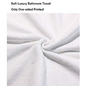 AGONA Gold White Butterflies Black Hand Towel Ultra Soft Absorbent Fingertip Towels Large Decorative Bath Towels Multipurpose for Kitchen Gym Yoga Spa 30"x15"