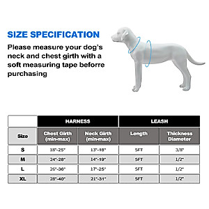 Beebiepet Heavy Duty Tactical Dog Harness for Large Dogs, No Pull Adjustable Pet Harness Reflective Service Training Easy Control Pet Vest Military K9 Working Dog Harnesses- Large, Brown