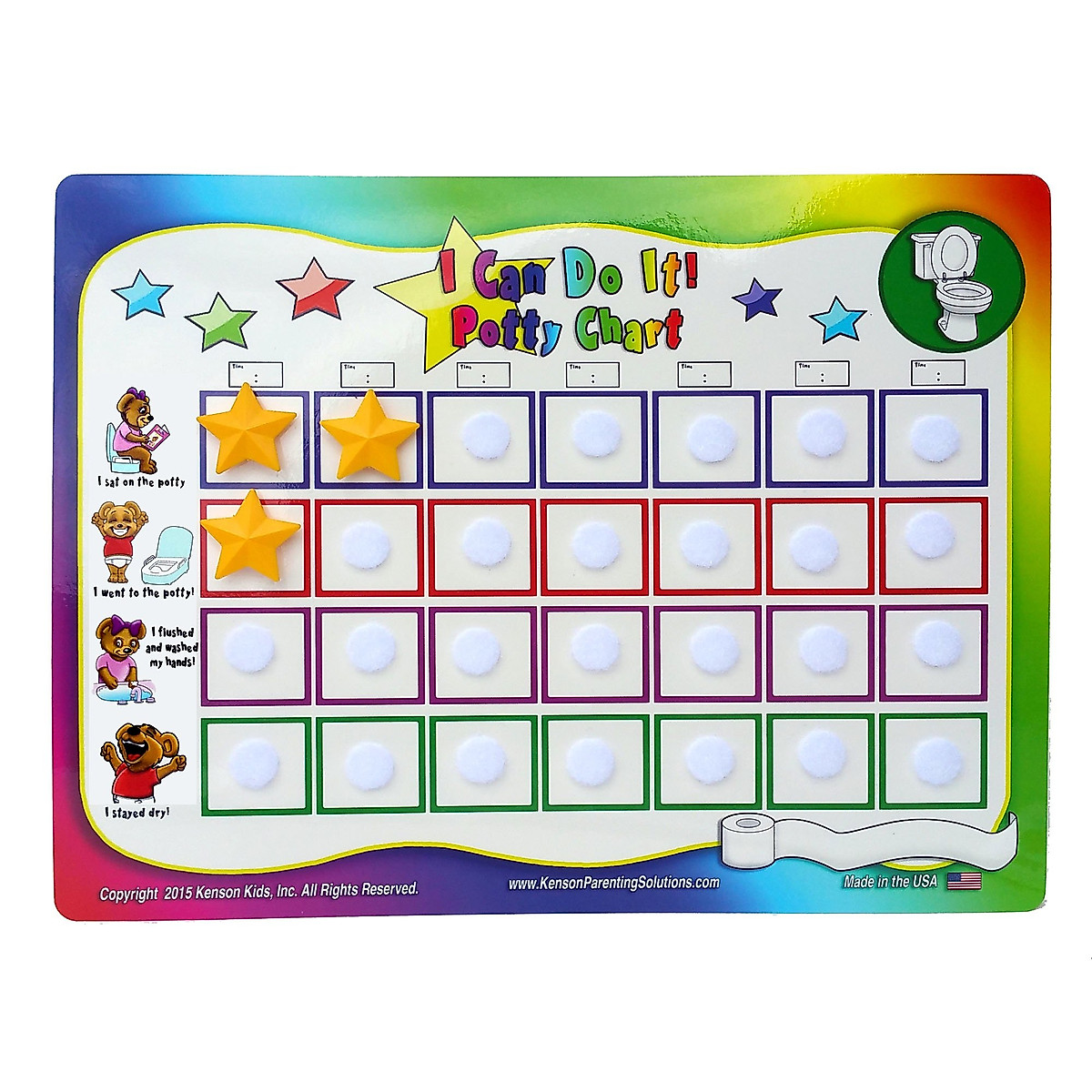 Updated Kenson Kids “I Can Do It!” Potty Chart Toilet Training System!