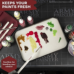 The Army Painter Hydropack Bundle Stay Wet Palette for Acrylic Painting - Acrylic Paint Palette, 50 Pcs Wet Palette Paper, and 2 Wet Pallet Sponges