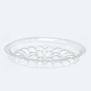 100 PCS Disposable Plastic Glue Pad for Eyelash Extensions Transparent Flower Shaped Lashes Gasket Adhesive Pigment Holder Base for Nail Art or Tattoo Ink