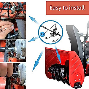 PROSOCOOL Snow Blower Shear Pins 303160355P 303160355 Replacement for Powersmart Snow Blower Shear Pins Set- Four Pins