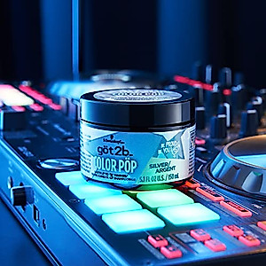 Got2b Color Pop Semi-Permanent Hair Color Mask, Silver, 5.1 oz